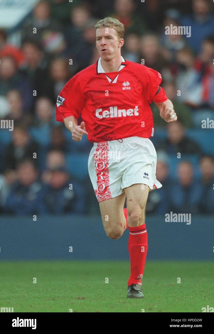 ROBBIE MUSTOE MIDDLESBROUGH FC 04 March 1997 Stock Photo - Alamy