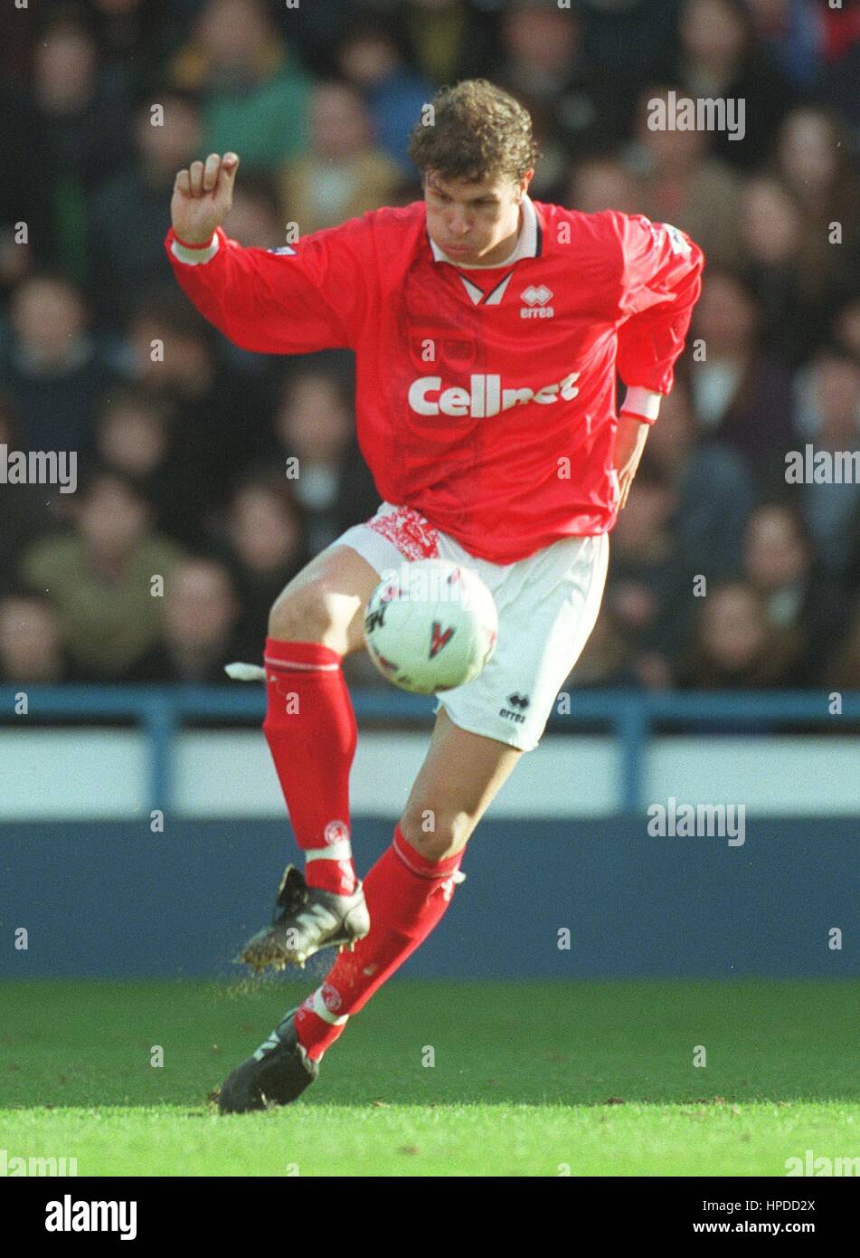 NEIL COX MIDDLESBROUGH FC 04 March 1997 Stock Photo - Alamy