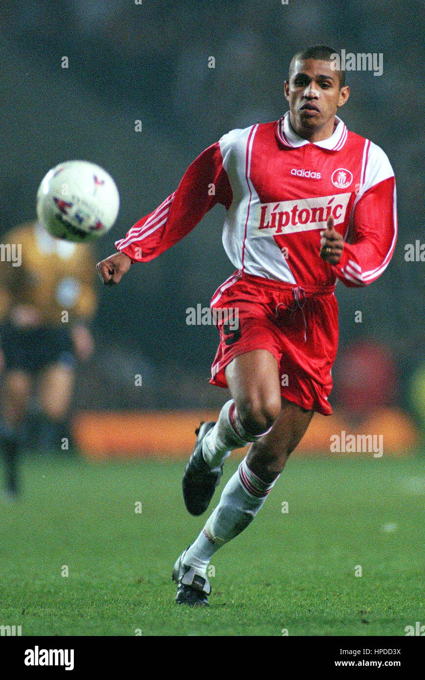 SONNY ANDERSON AS MONACO 01 March 1997 Stock Photo - Alamy