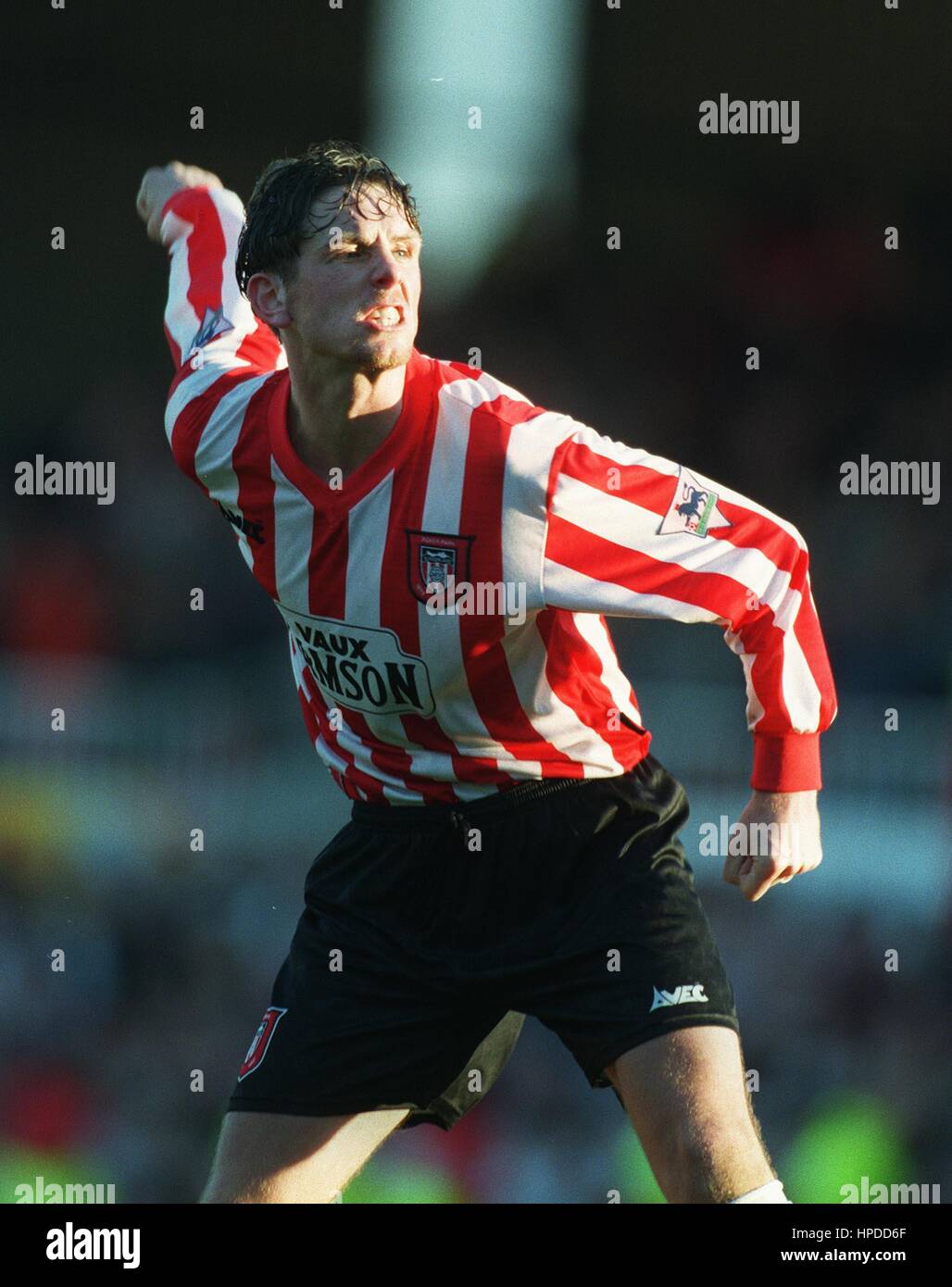 RICHARD ORD SUNDERLAND FC 08 March 1997 Stock Photo - Alamy