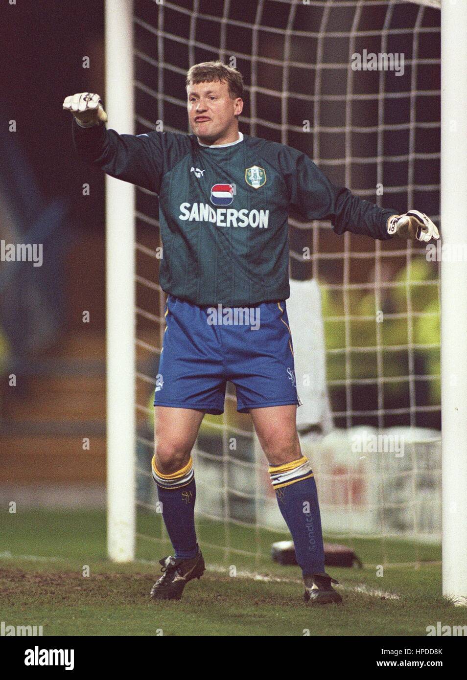 KEVIN PRESSMAN SHEFFIELD WEDNESDAY FC 12 March 1997 Stock Photo - Alamy