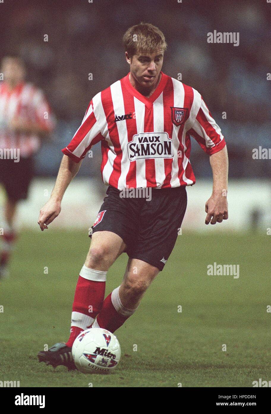 GARETH HALL SUNDERLAND FC 12 March 1997 Stock Photo - Alamy