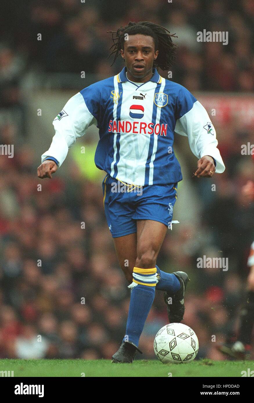 REGI BLINKER SHEFFIELD WEDNESDAY FC 16 March 1997 Stock Photo - Alamy