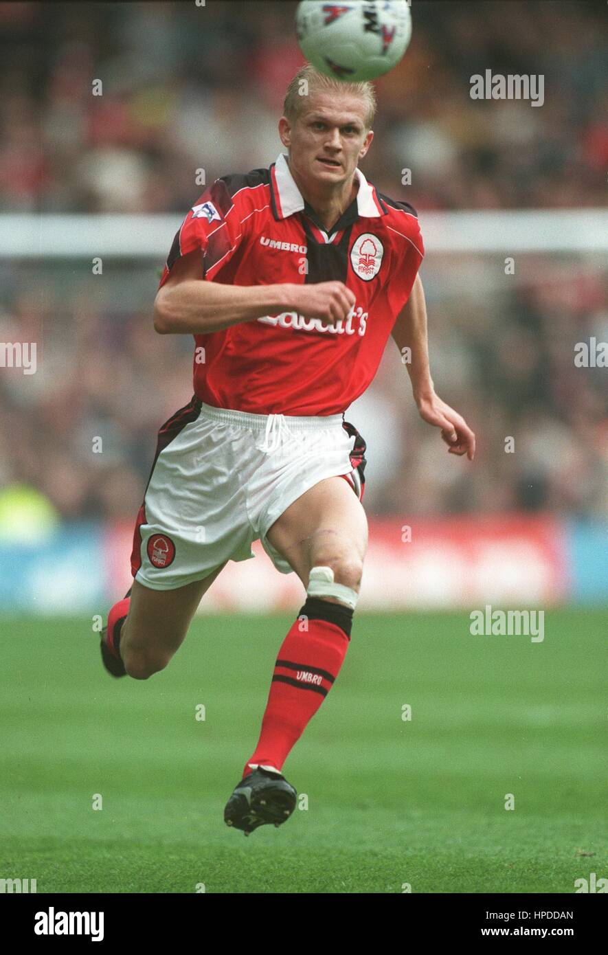 ALF-INGE HAALAND NOTTINGHAM FOREST FC 15 March 1997 Stock Photo - Alamy