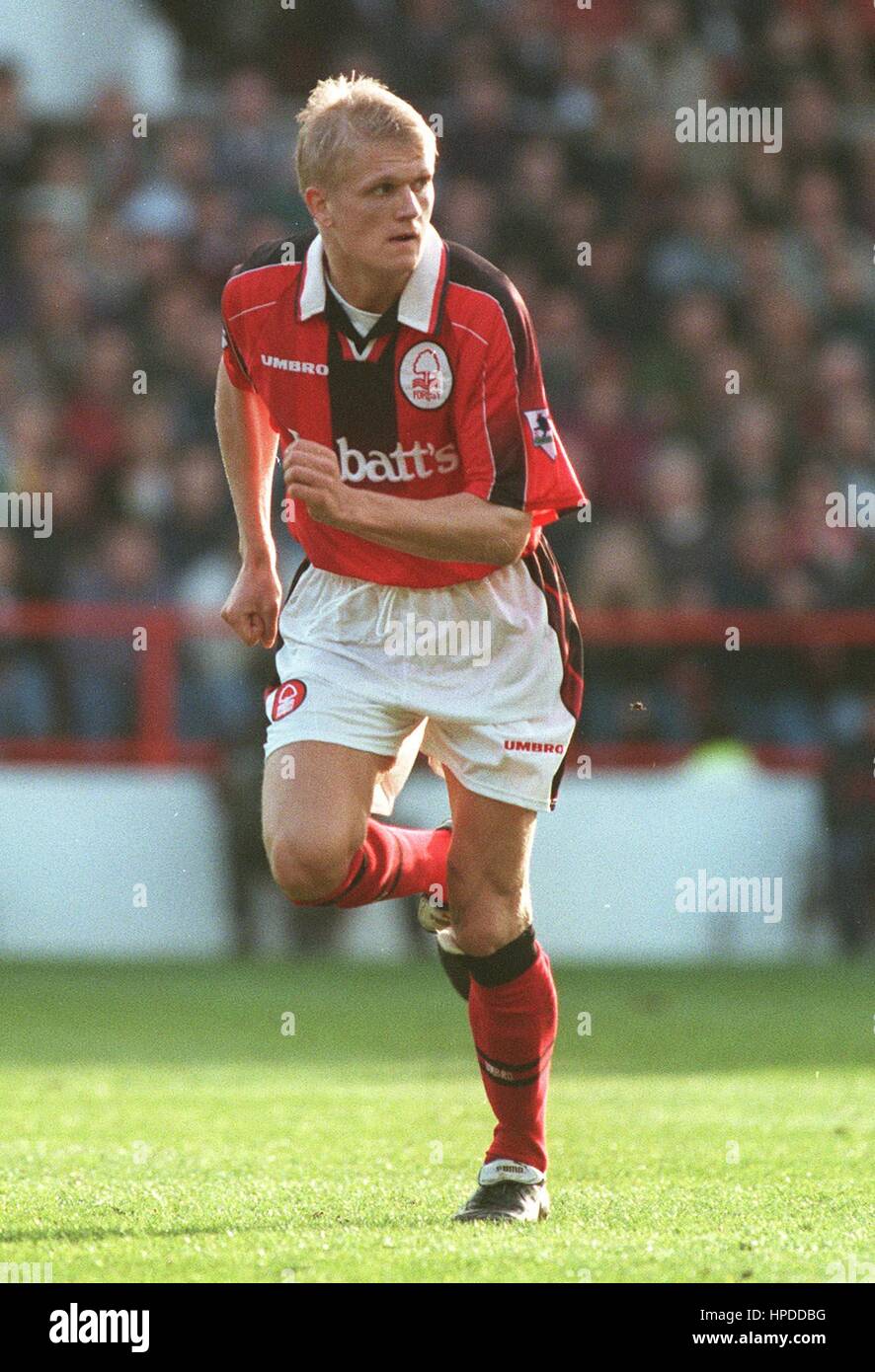 ALF-INGE HAALAND NOTTINGHAM FOREST FC 15 March 1997 Stock Photo - Alamy