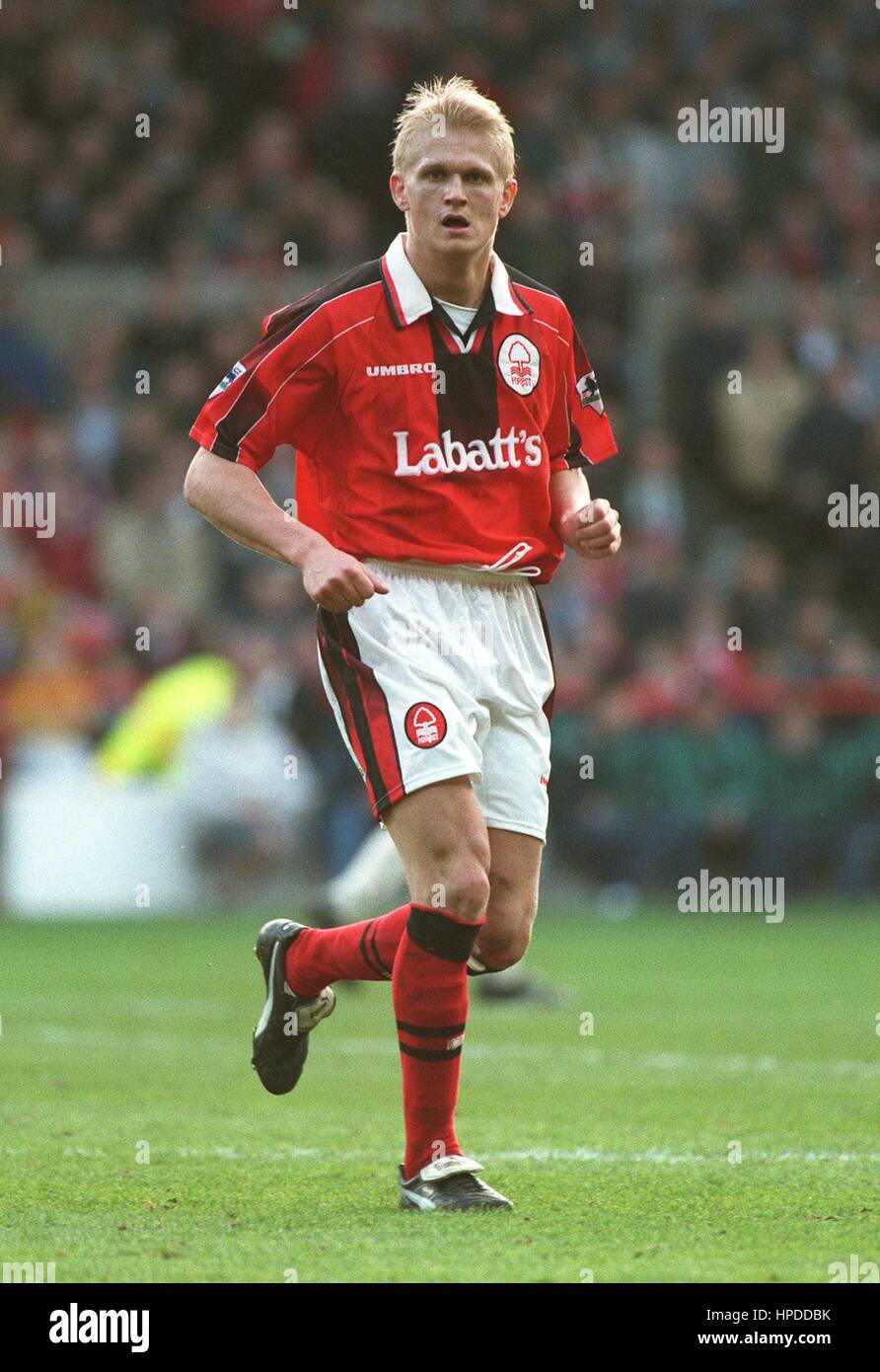ALF-INGE HAALAND NOTTINGHAM FOREST FC 15 March 1997 Stock Photo - Alamy
