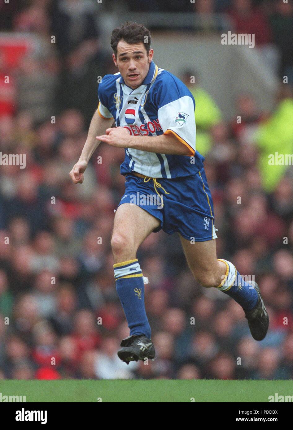 GUY WHITTINGHAM SHEFFIELD WEDNESDAY FC 15 March 1997 Stock Photo - Alamy