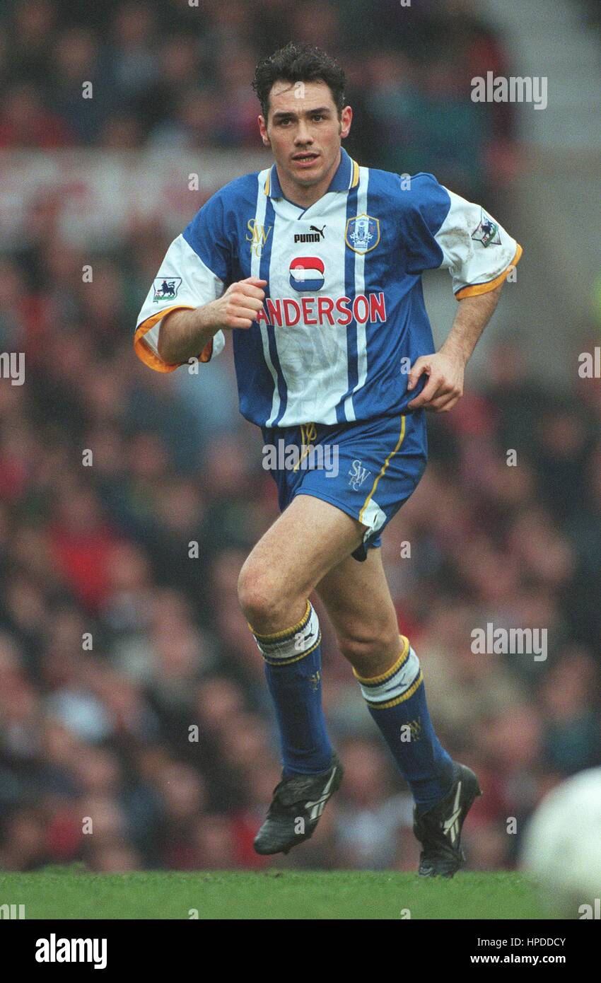 GUY WHITTINGHAM SHEFFIELD WEDNESDAY FC 15 March 1997 Stock Photo - Alamy