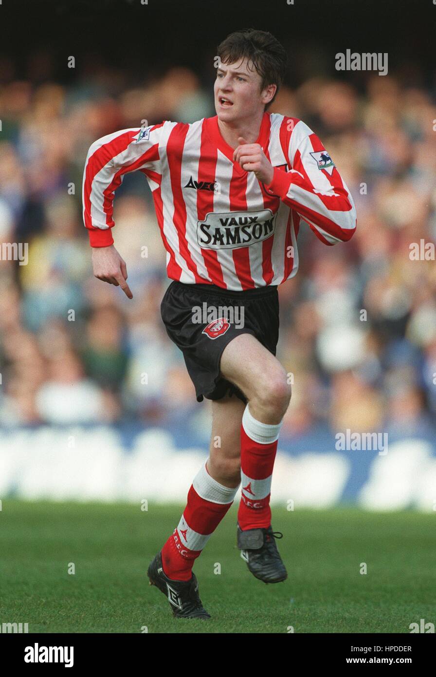 MICHAEL BRIDGES SUNDERLAND FC 15 March 1997 Stock Photo - Alamy