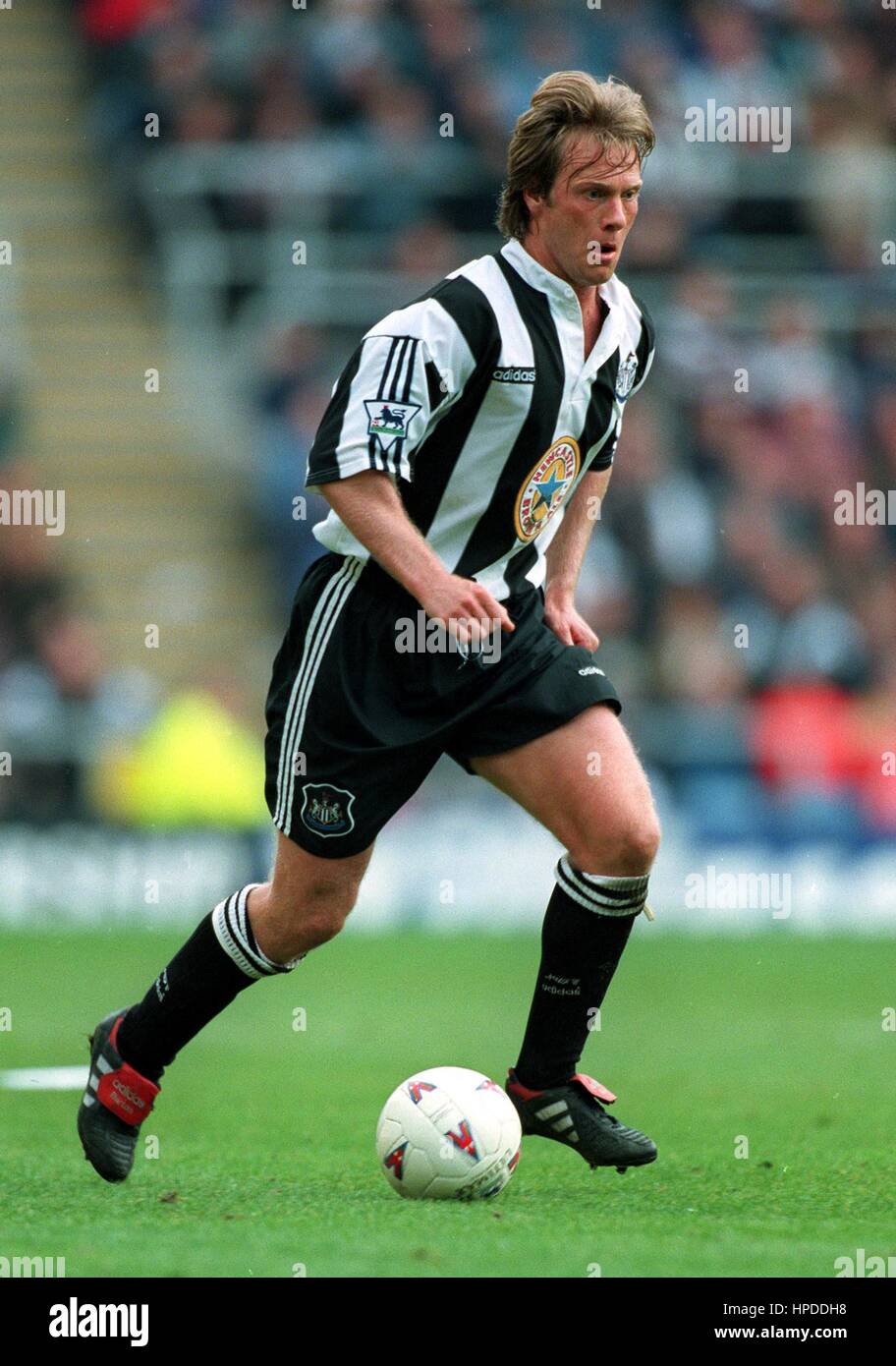 WARREN BARTON NEWCASTLE UNITED FC 18 March 1997 Stock Photo - Alamy