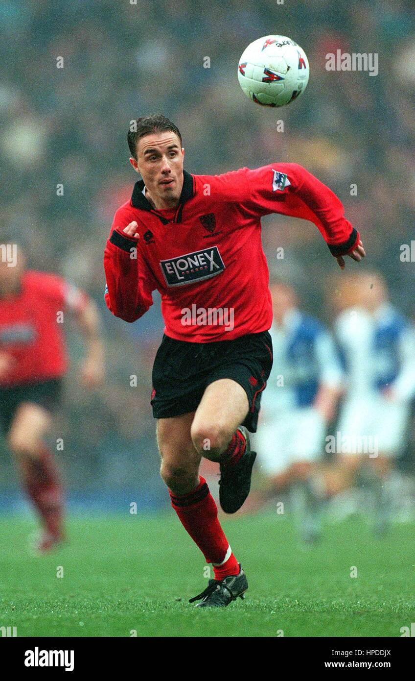 CHRIS PERRY . WIMBLEDON FC 18 March 1997 Stock Photo - Alamy
