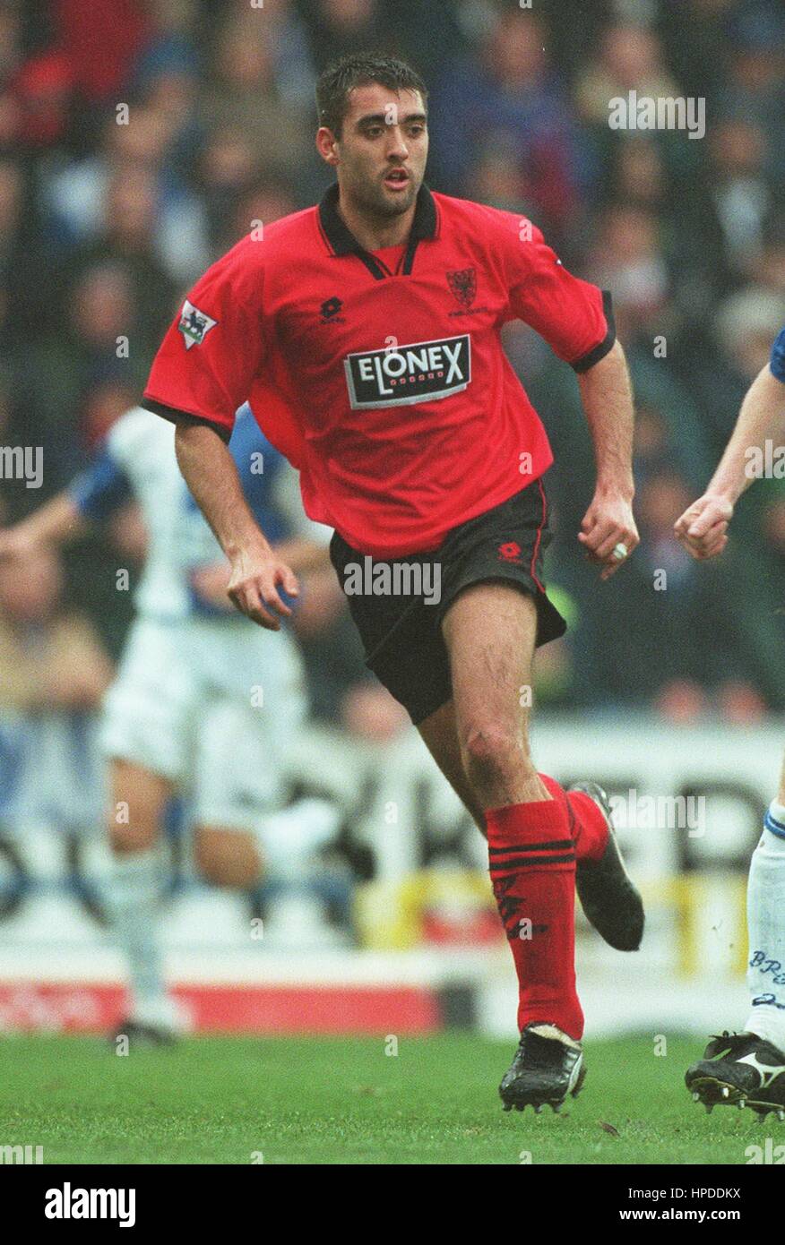 JON GOODMAN WIMBLEDON FC 18 March 1997 Stock Photo - Alamy