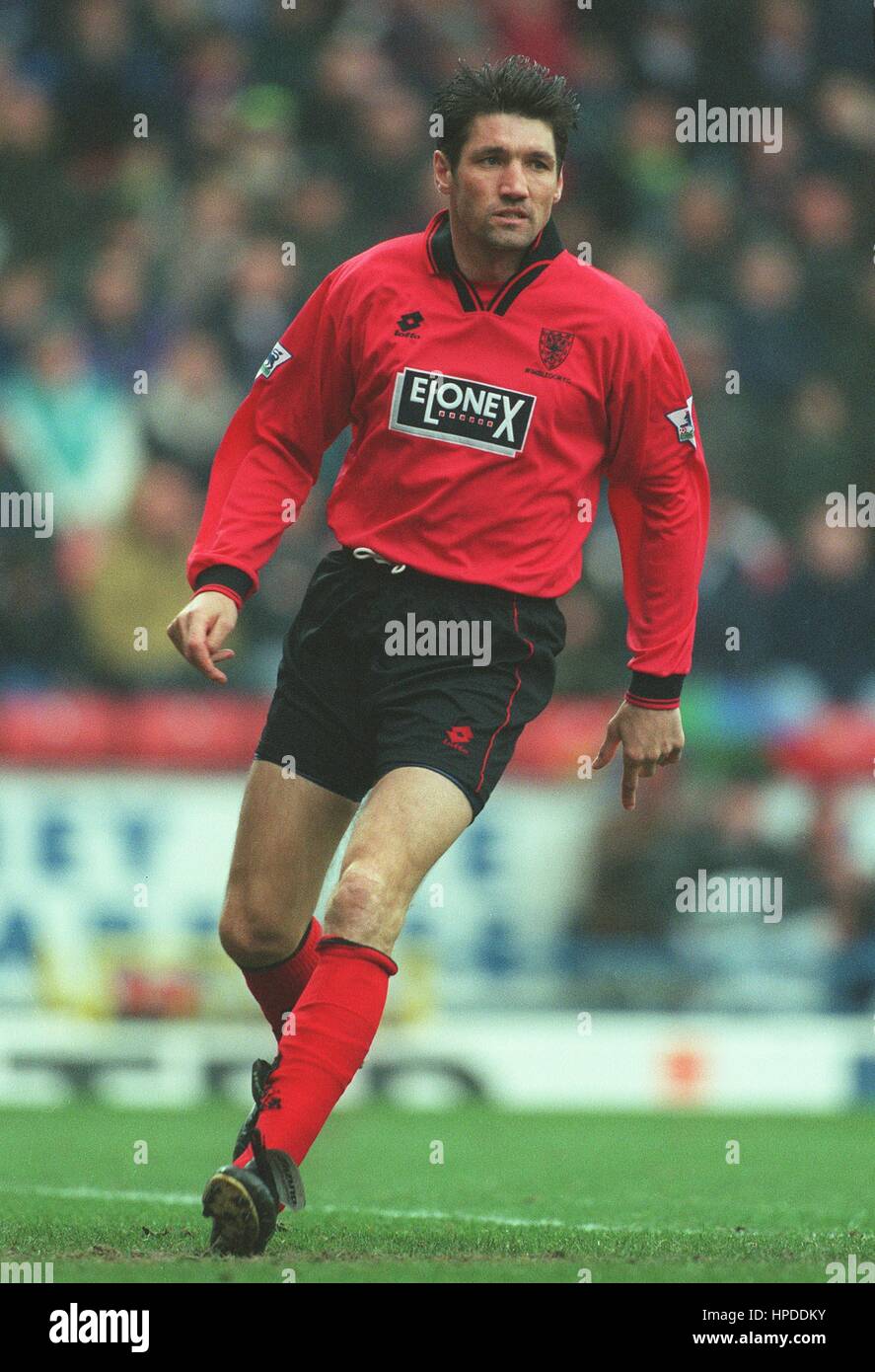 MICK HARFORD WIMBLEDON FC 18 March 1997 Stock Photo - Alamy