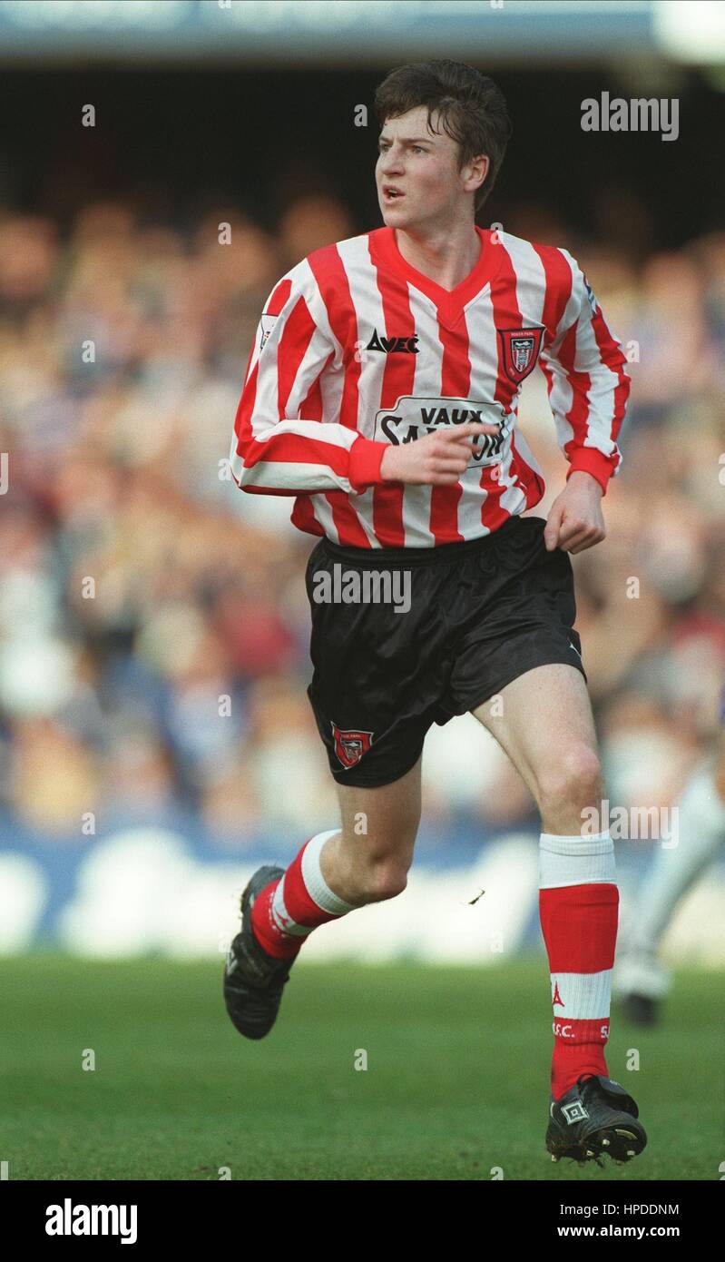 MICHAEL BRIDGES SUNDERLAND FC 15 March 1997 Stock Photo - Alamy