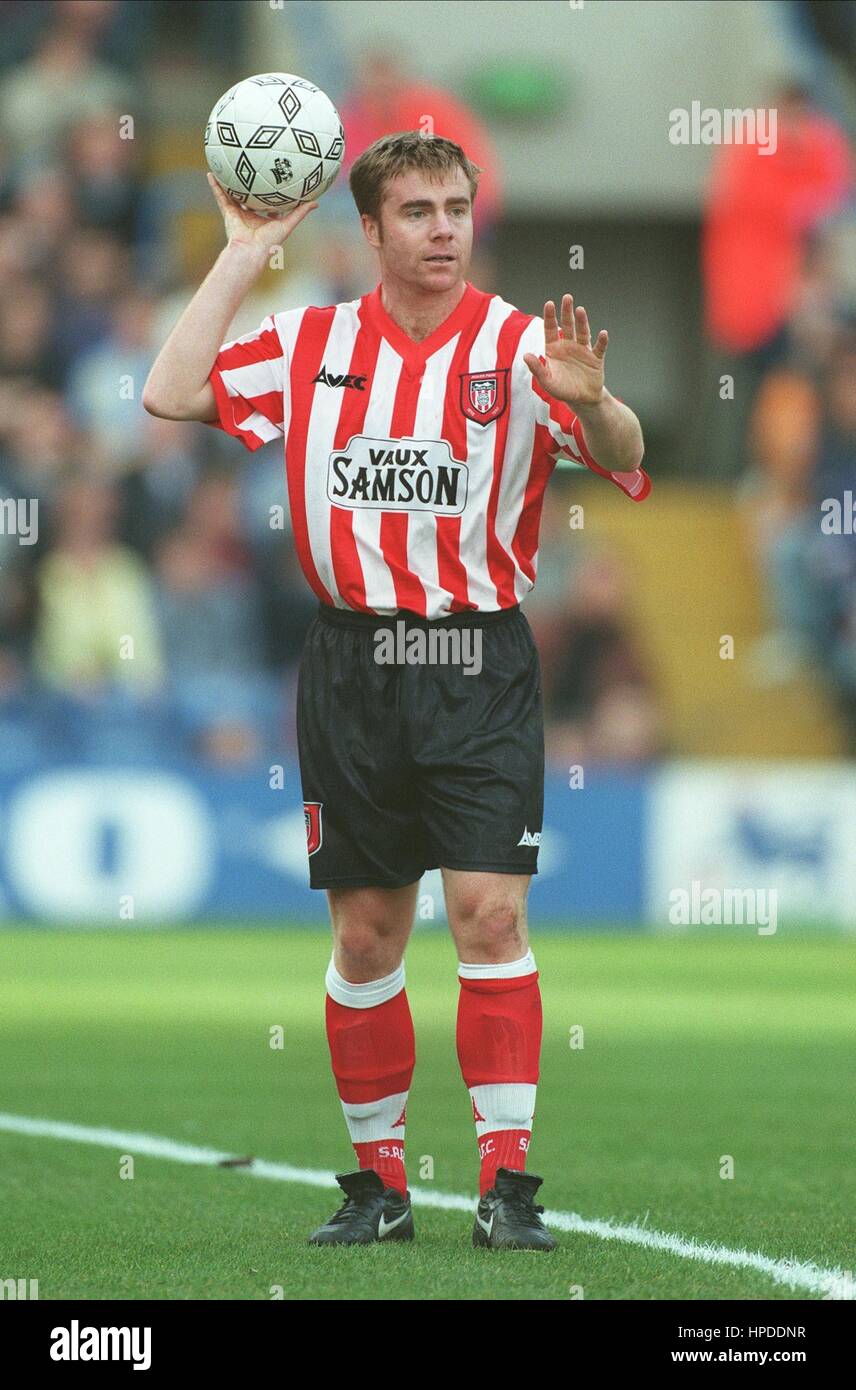 GARETH HALL SUNDERLAND FC 15 March 1997 Stock Photo - Alamy