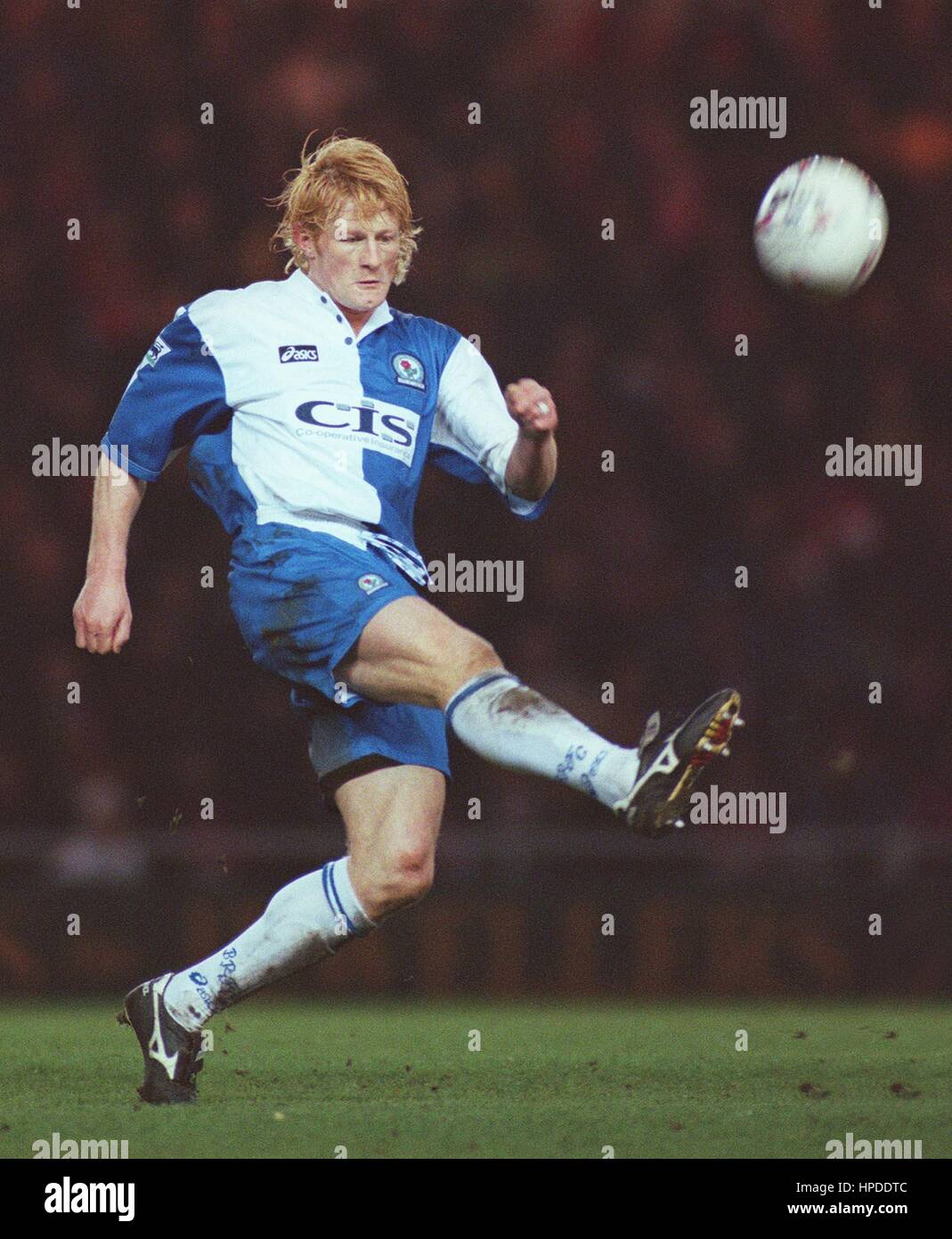COLIN HENDRY BLACKBURN ROVERS FC 20 March 1997 Stock Photo - Alamy