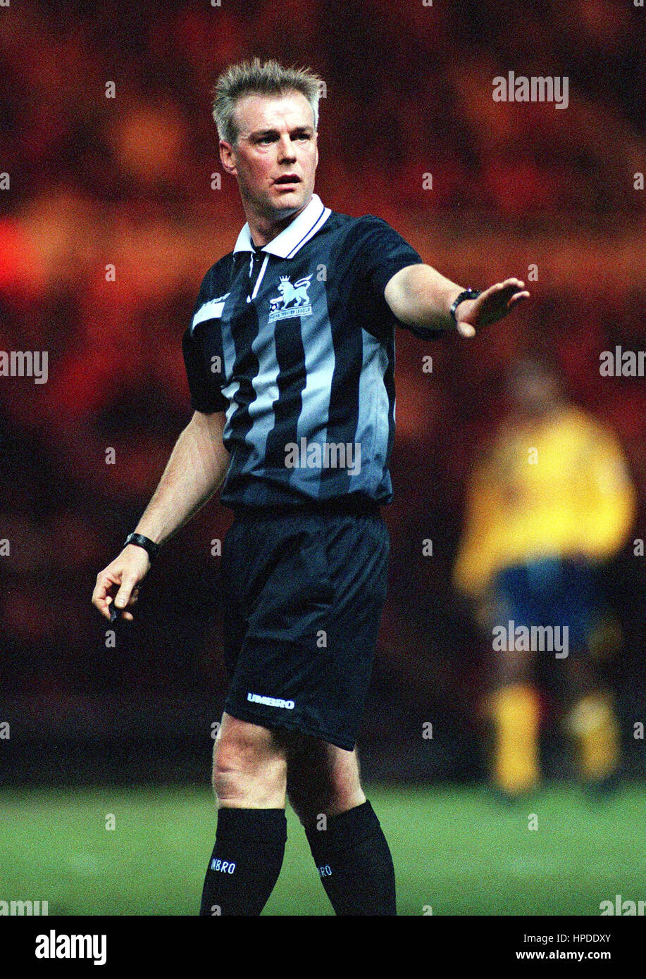 PAUL DANSON PREMIER LEAGUE REFEREE 26 March 1997 Stock Photo - Alamy