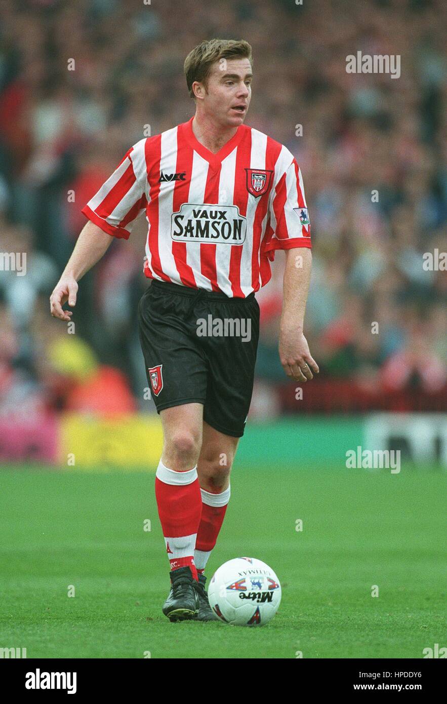 GARETH HALL SUNDERLAND FC 26 March 1997 Stock Photo - Alamy