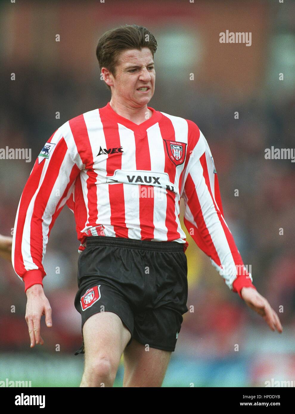 MICHAEL BRIDGES SUNDERLAND FC 26 March 1997 Stock Photo - Alamy