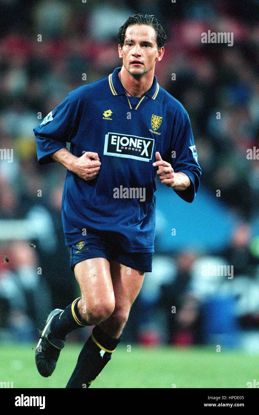 DEAN HOLDSWORTH WIMBLEDON FC 26 March 1997 Stock Photo - Alamy