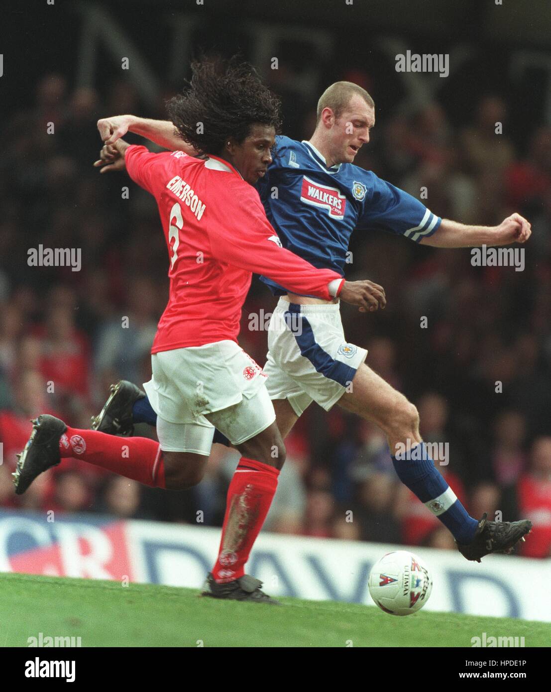 EMERSON & SPENCER PRIOR LEICESTER CITY V MIDDLESBROUGH 27 March 1997 ...