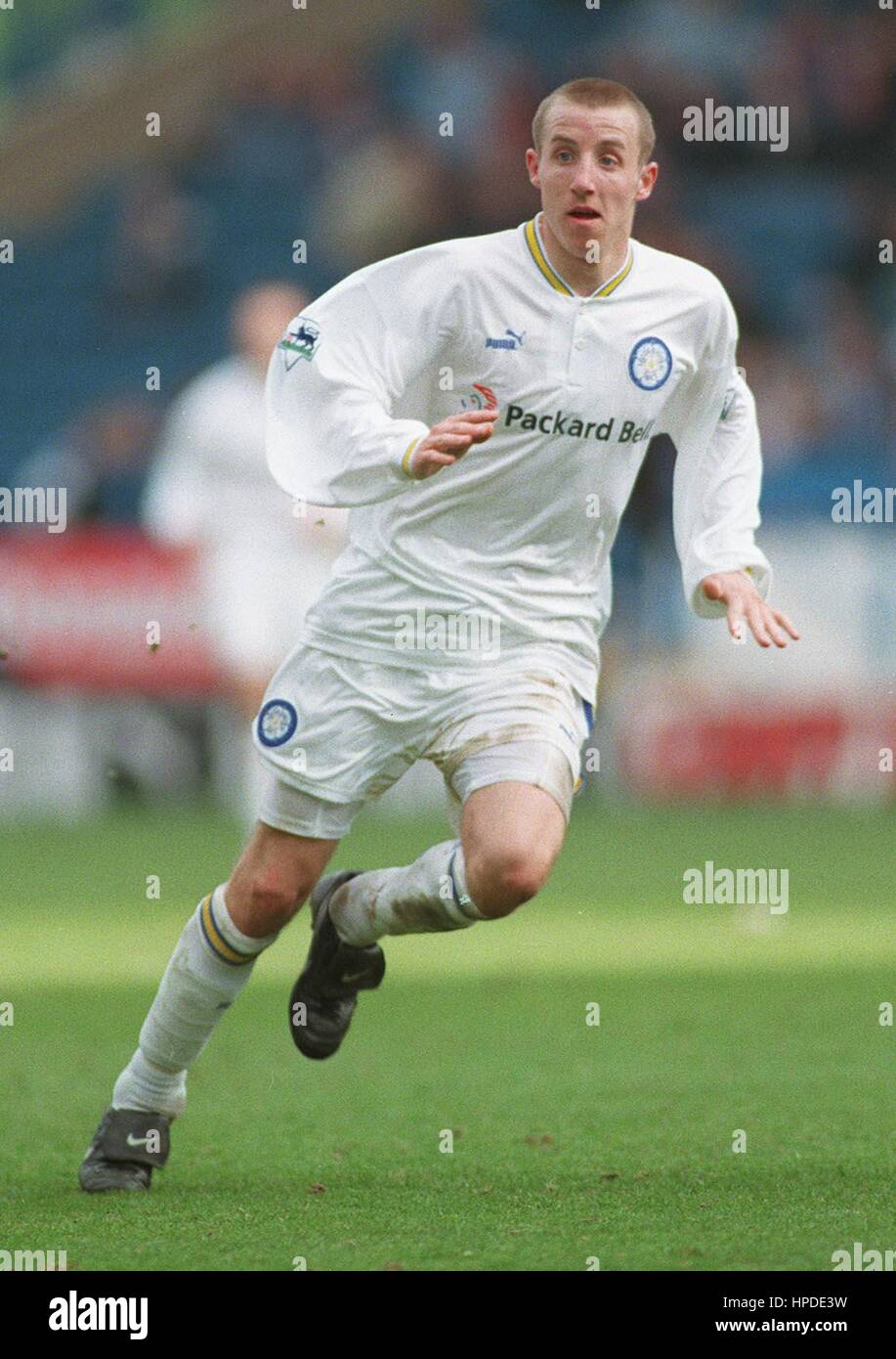 LEE BOWYER LEEDS UNITED FC 04 April 1997 Stock Photo - Alamy