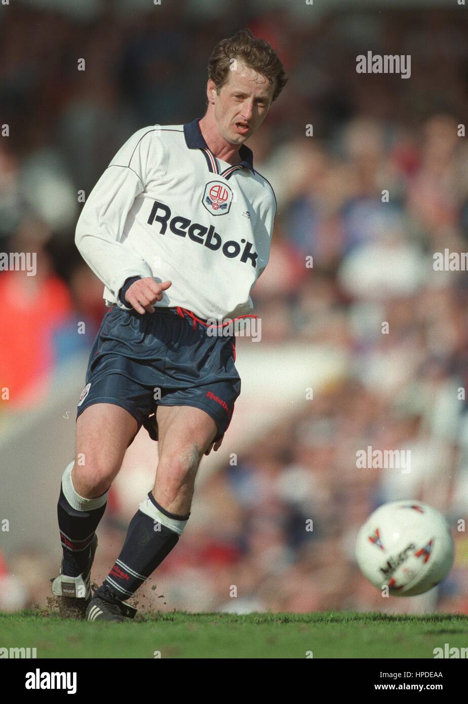 SCOTT SELLARS BOLTON WANDERERS FC 15 April 1997 Stock Photo - Alamy