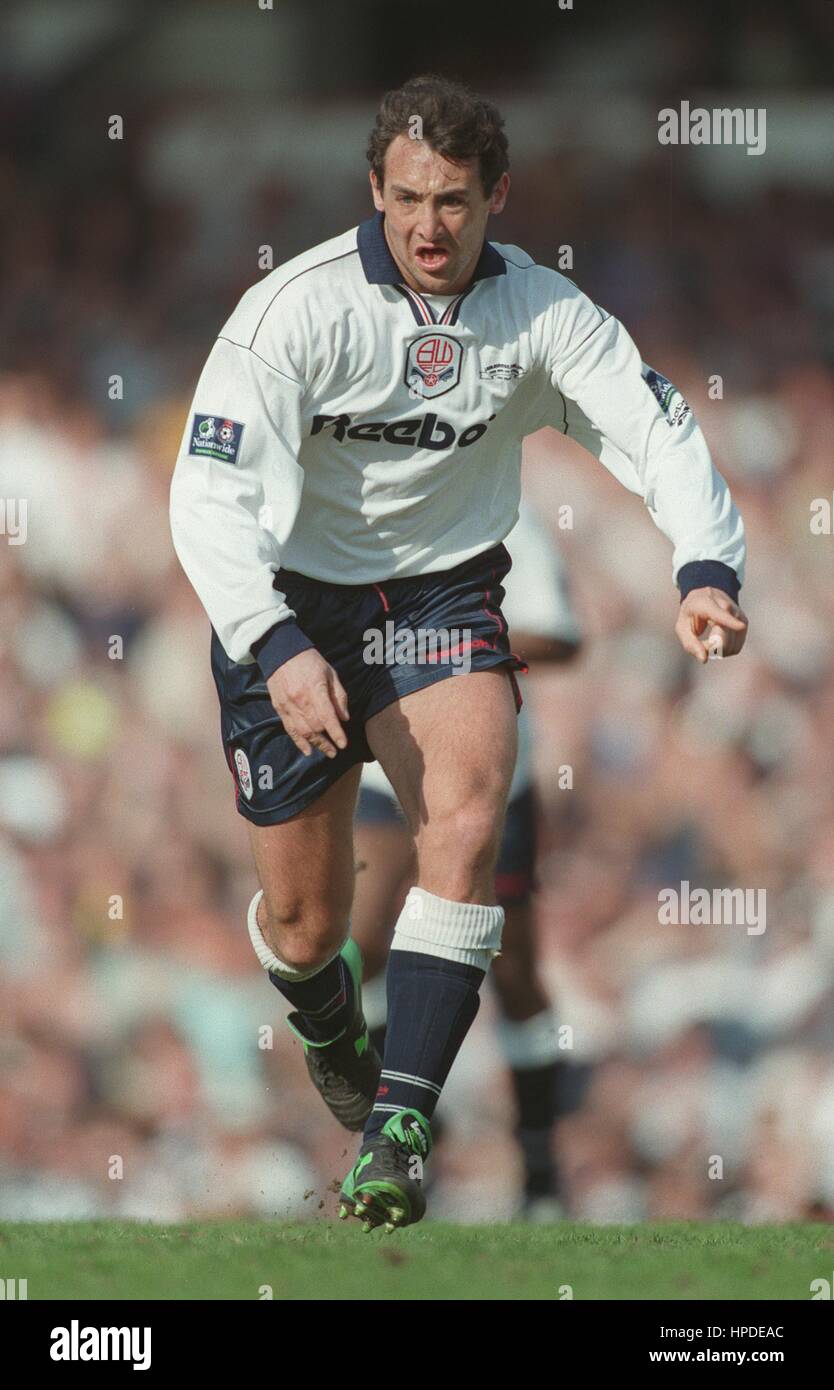 SCOTT GREEN BOLTON WANDERERS FC 15 April 1997 Stock Photo - Alamy