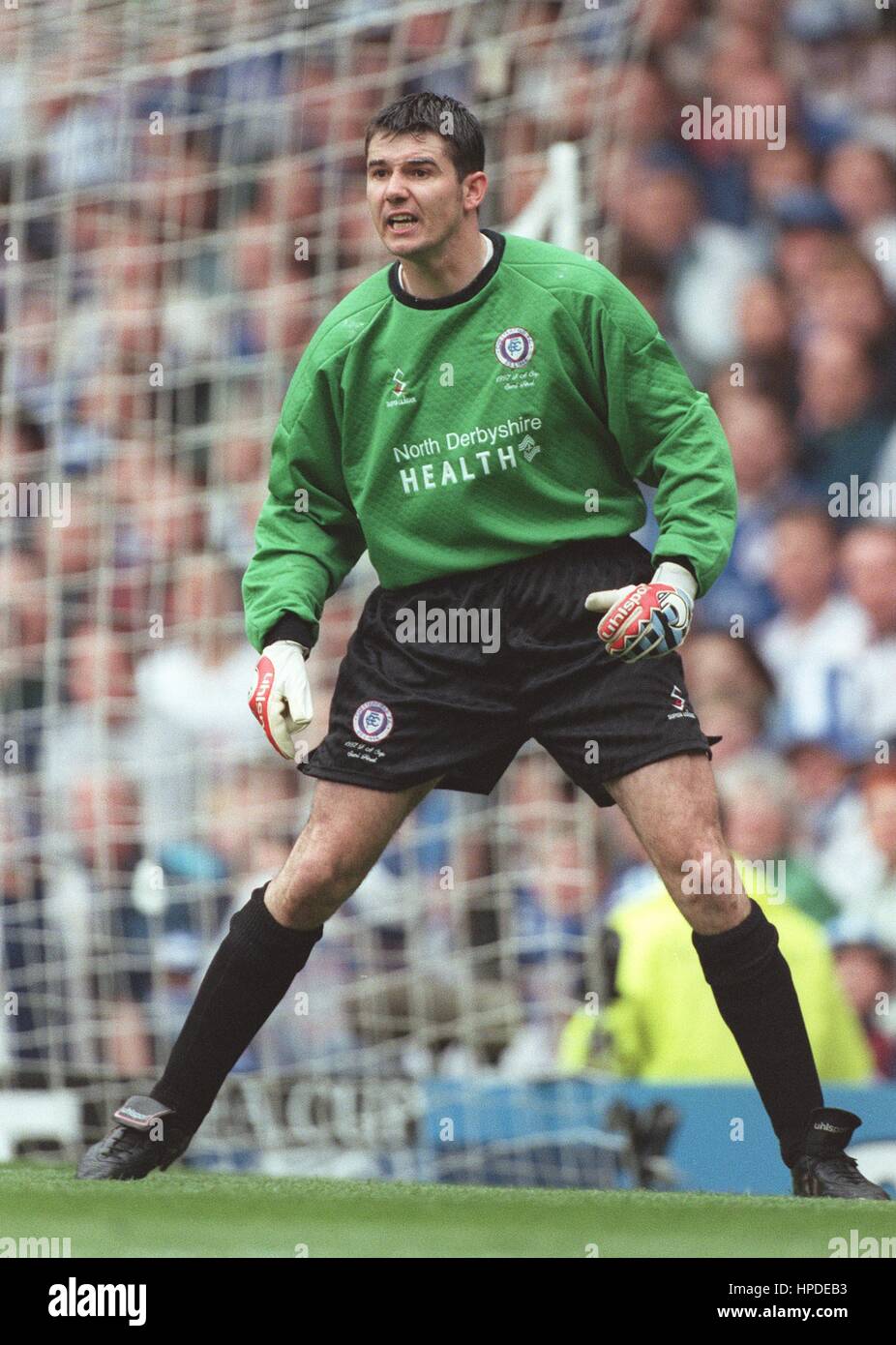 BILLY MERCER CHESTERFIELD FC 14 April 1997 Stock Photo - Alamy