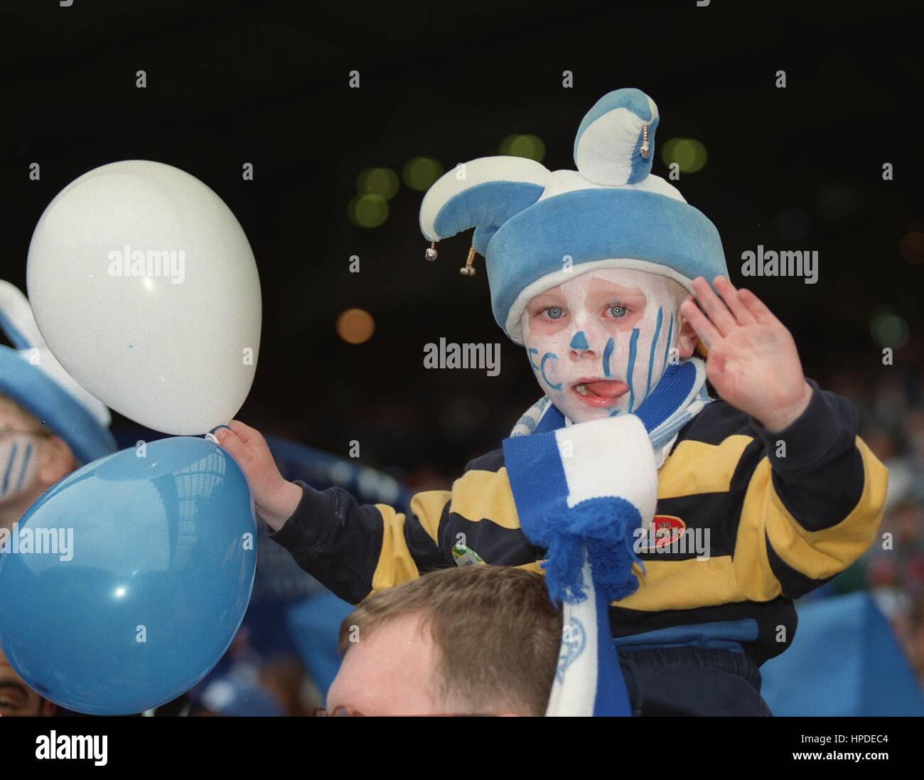 YOUNG CHESTERFIELD FAN F.A.CUP SEMI-FINAL. 14 April 1997 Stock Photo ...