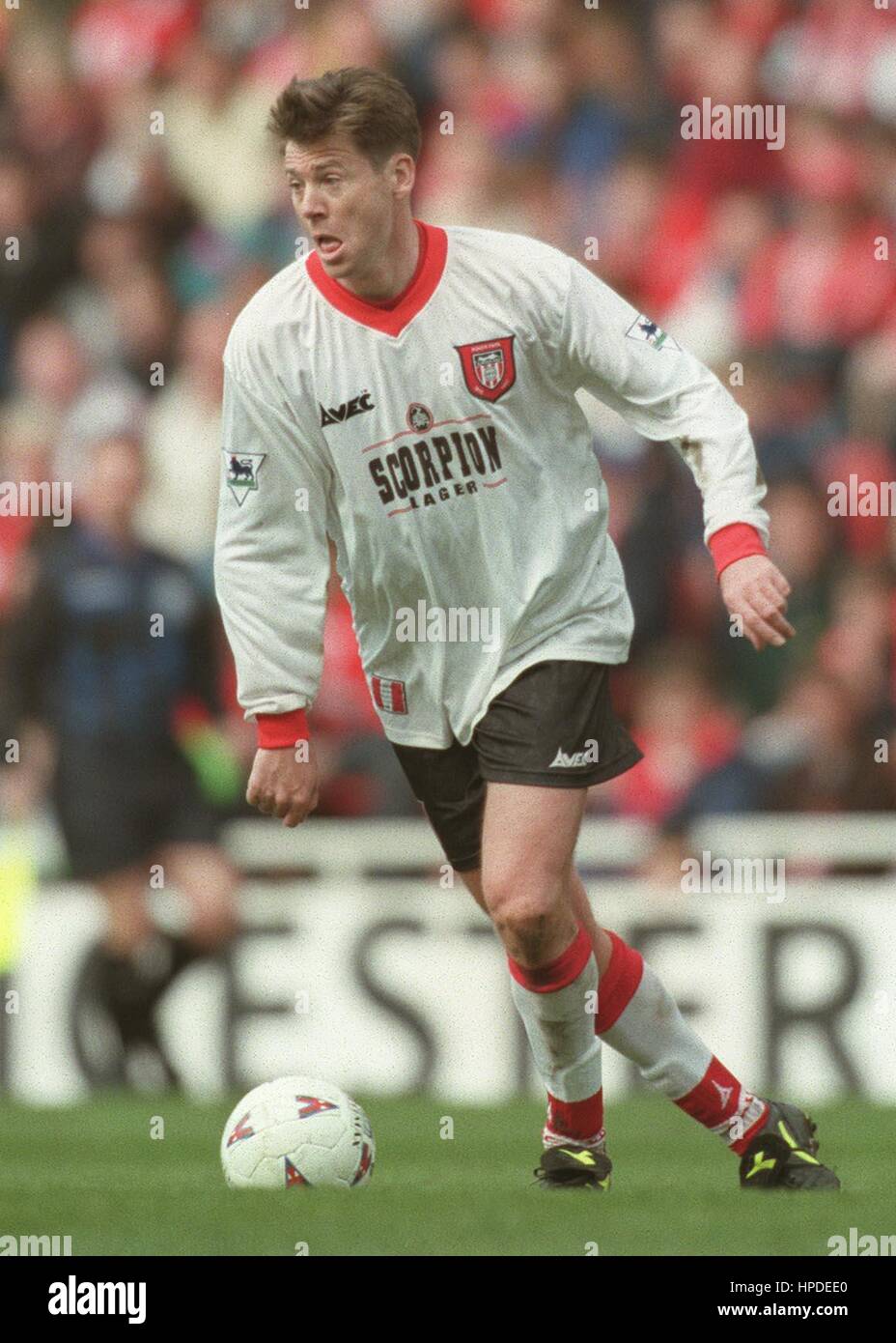 CHRIS WADDLE SUNDERLAND FC 25 April 1997 Stock Photo - Alamy