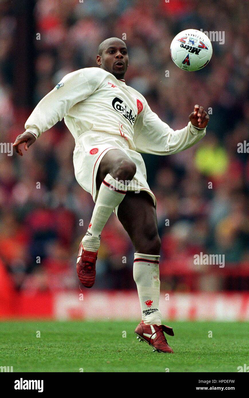 MICHAEL THOMAS LIVERPOOL FC 07 May 1997 Stock Photo - Alamy