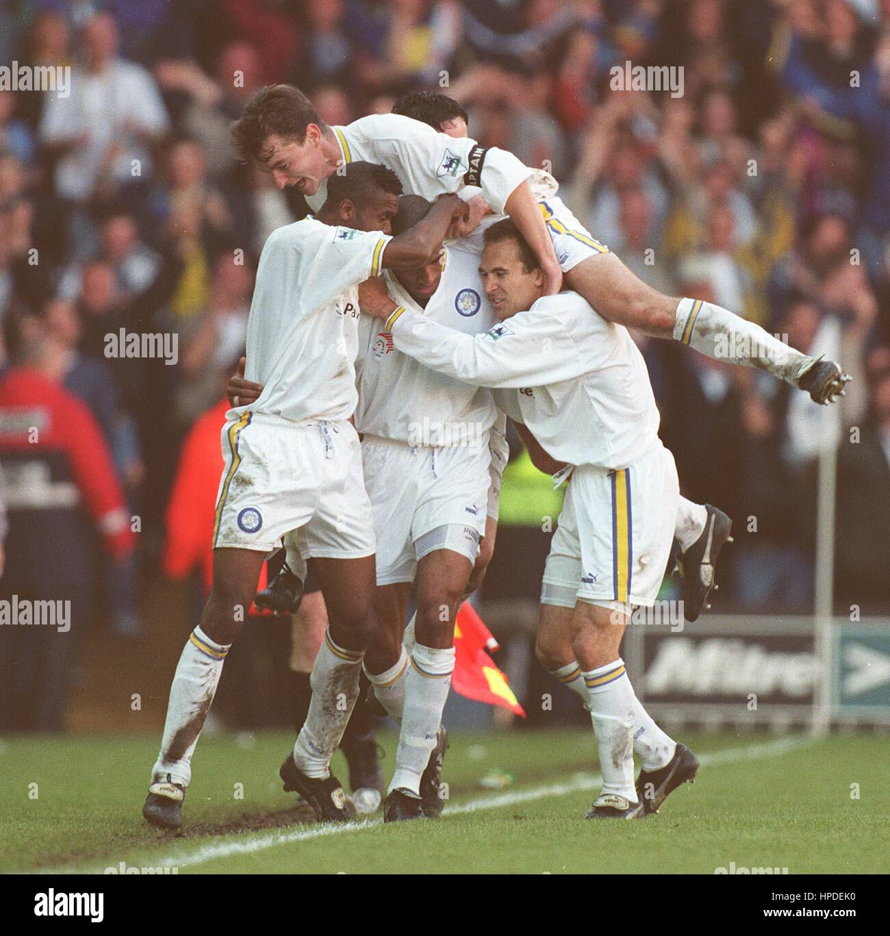 BRIAN DEANE & TEAMMATES LEEDS UNITED V MIDDLESBROUGH 14 May 1997 Stock ...