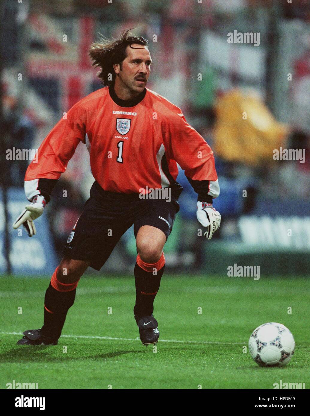 DAVID SEAMAN ENGLAND & ARSENAL FC 13 June 1997 Stock Photo - Alamy