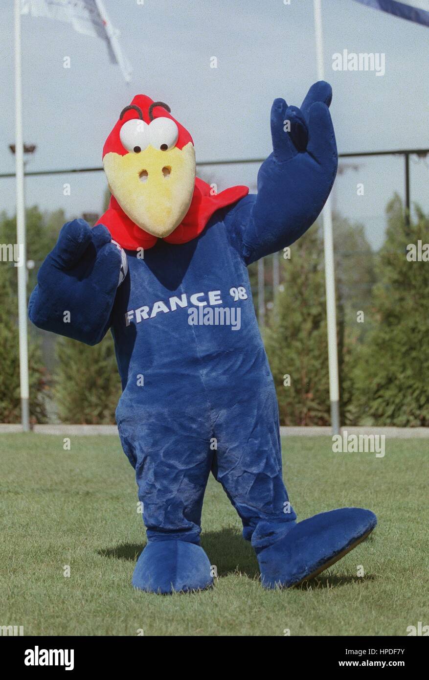 FRANCE 98 MASCOT WORLD CUP FINALS FRANCE 98 18 June 1997 Stock Photo ...