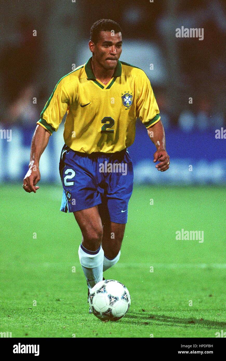CAFU BRAZIL & AS ROMA 18 June 1997 Stock Photo - Alamy