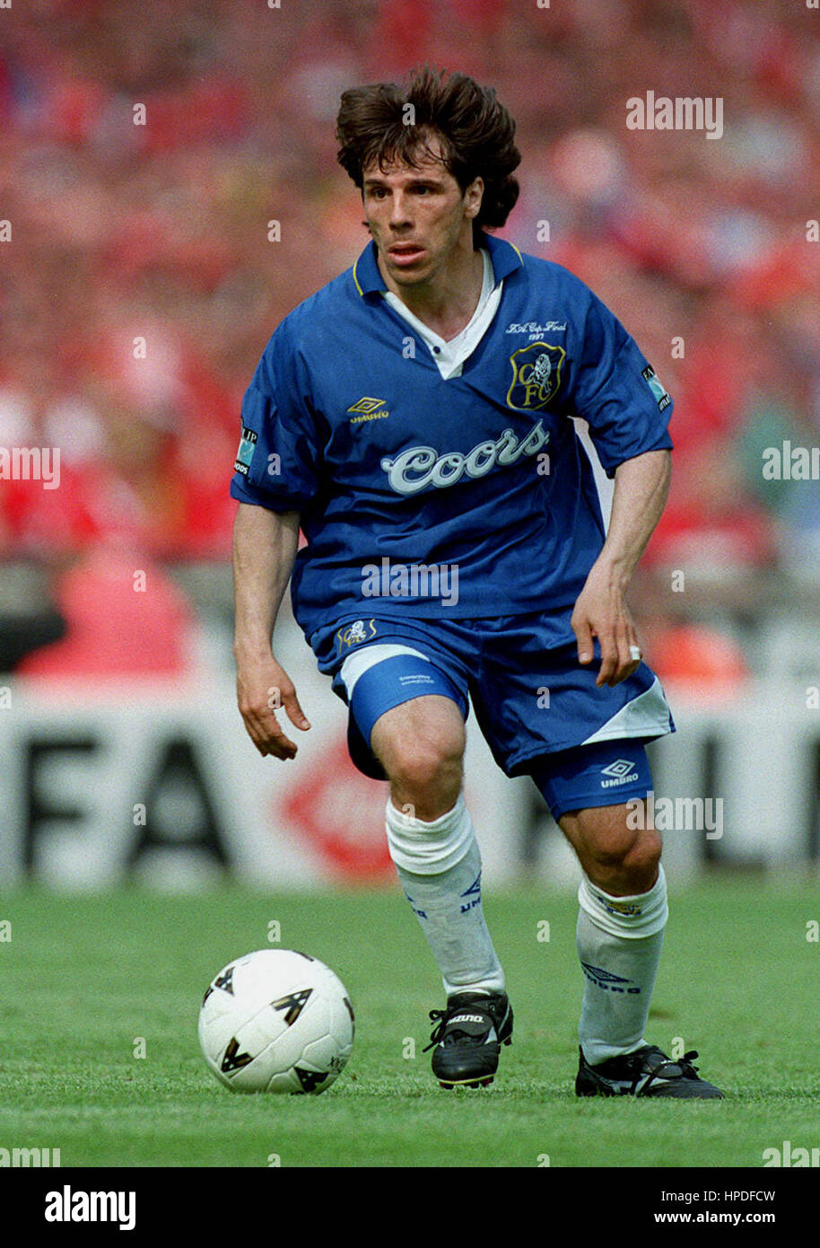 GIANFRANCO ZOLA CHELSEA FC 20 June 1997 Stock Photo - Alamy