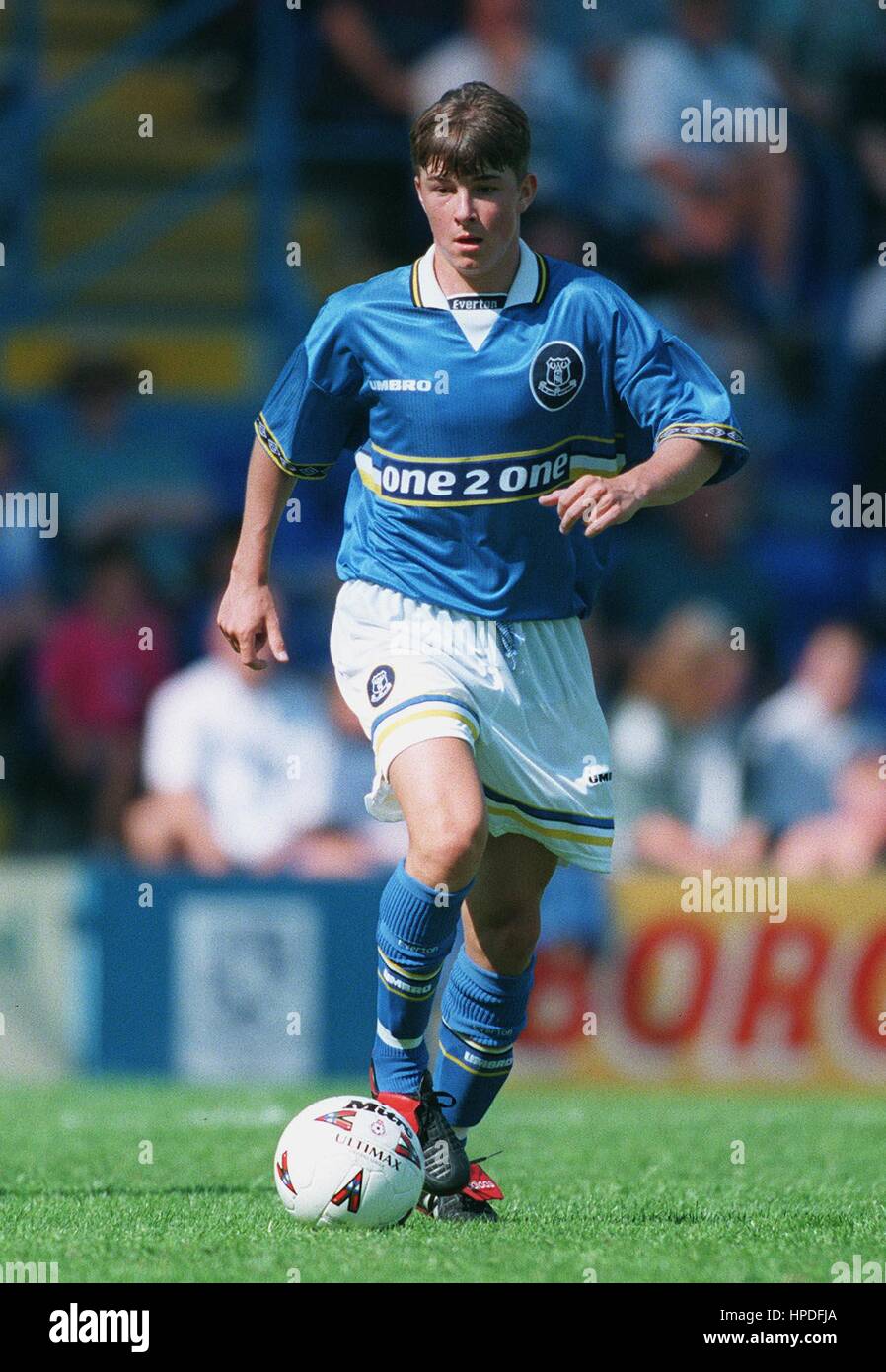 JOHN OSTER EVERTON FC 21 July 1997 Stock Photo - Alamy