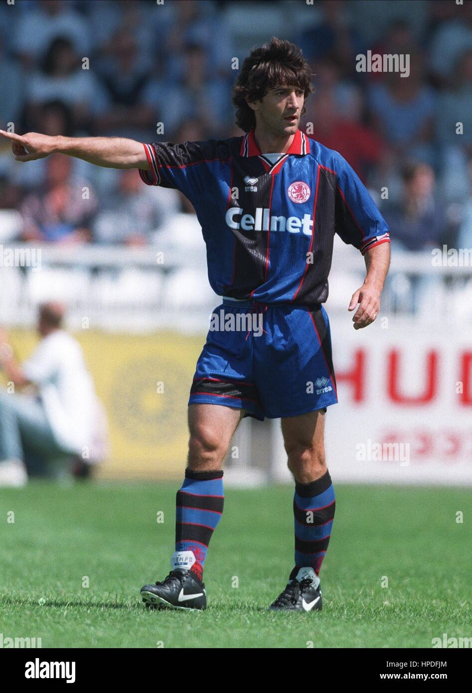 JOSE-MARIA BAKERO MIDDLESBROUGH FC 20 July 1997 Stock Photo - Alamy