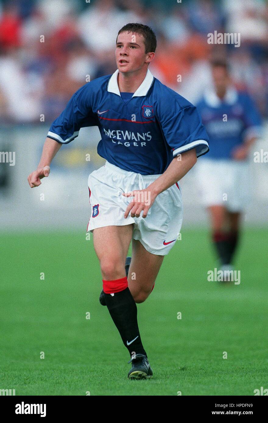 BARRY FERGUSON GLASGOW RANGERS FC 21 July 1997 Stock Photo - Alamy