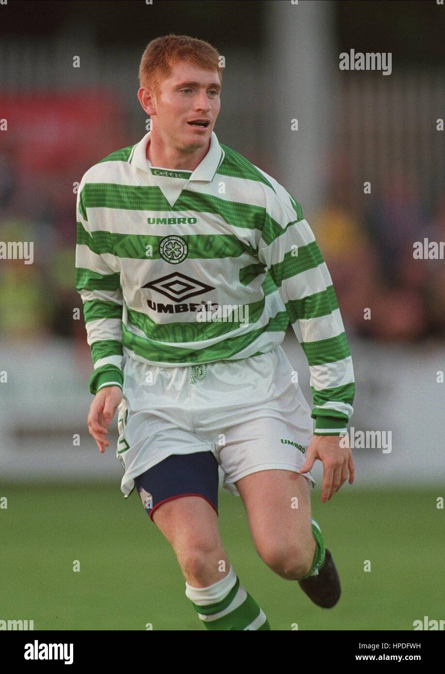 TOMMY JOHNSON GLASGOW CELTIC FC 24 July 1997 Stock Photo - Alamy