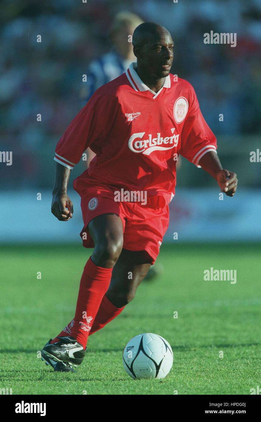 MICHAEL THOMAS LIVERPOOL FC 25 July 1997 Stock Photo - Alamy