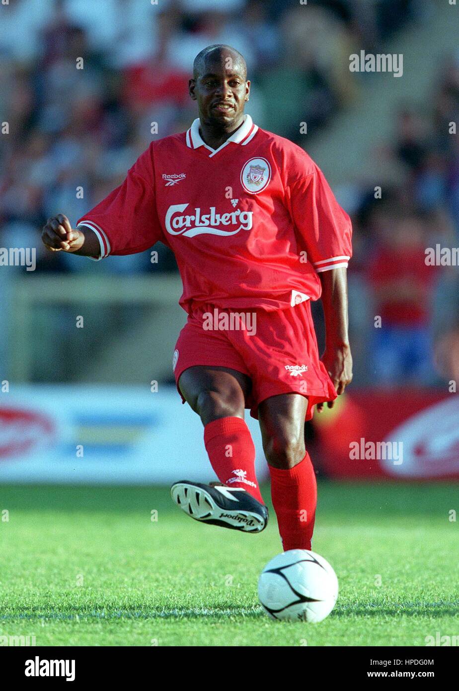 MICHAEL THOMAS LIVERPOOL FC 25 July 1997 Stock Photo - Alamy