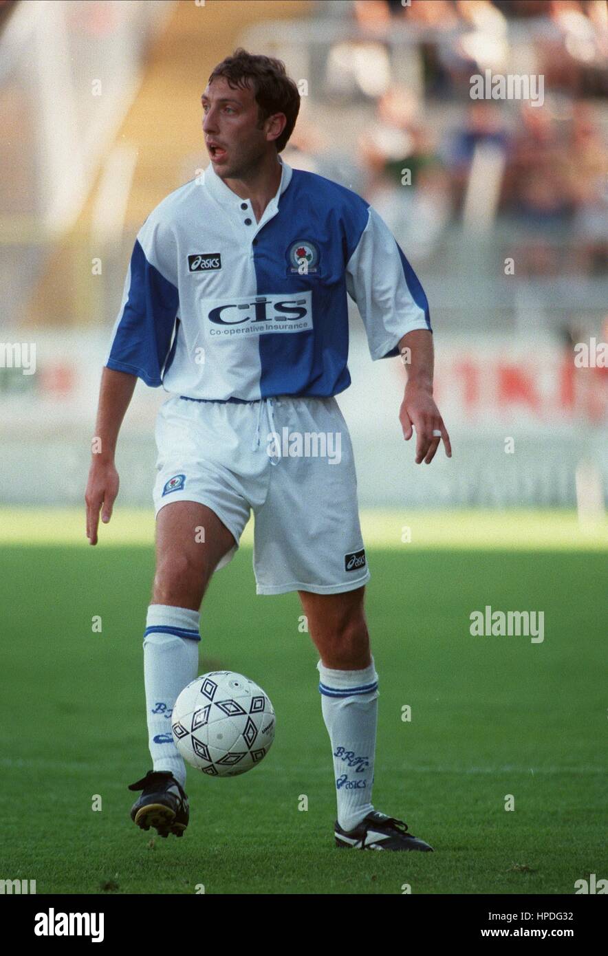 JASON WILCOX BLACKBURN ROVERS FC 25 July 1997 Stock Photo - Alamy