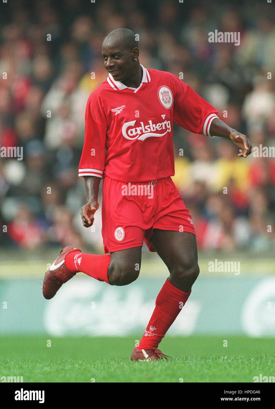 MICHAEL THOMAS LIVERPOOL FC 27 July 1997 Stock Photo - Alamy