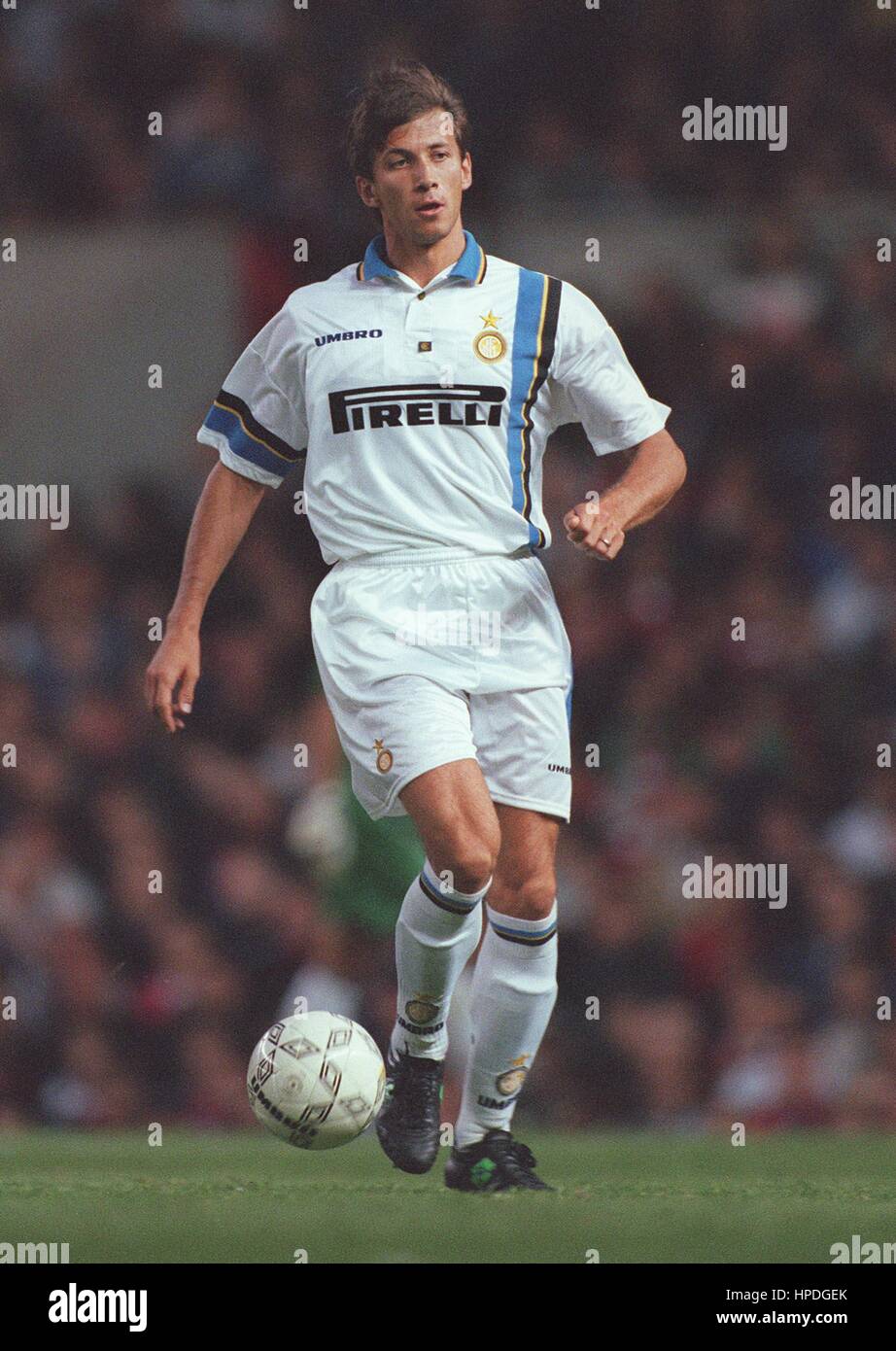 MASSIMO PAGANIN INTER MILAN FC 31 July 1997 Stock Photo - Alamy