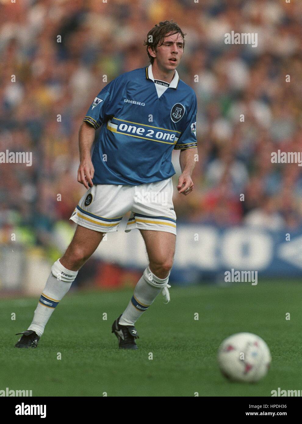 GARETH FARRELLY EVERTON FC 11 August 1997 Stock Photo - Alamy