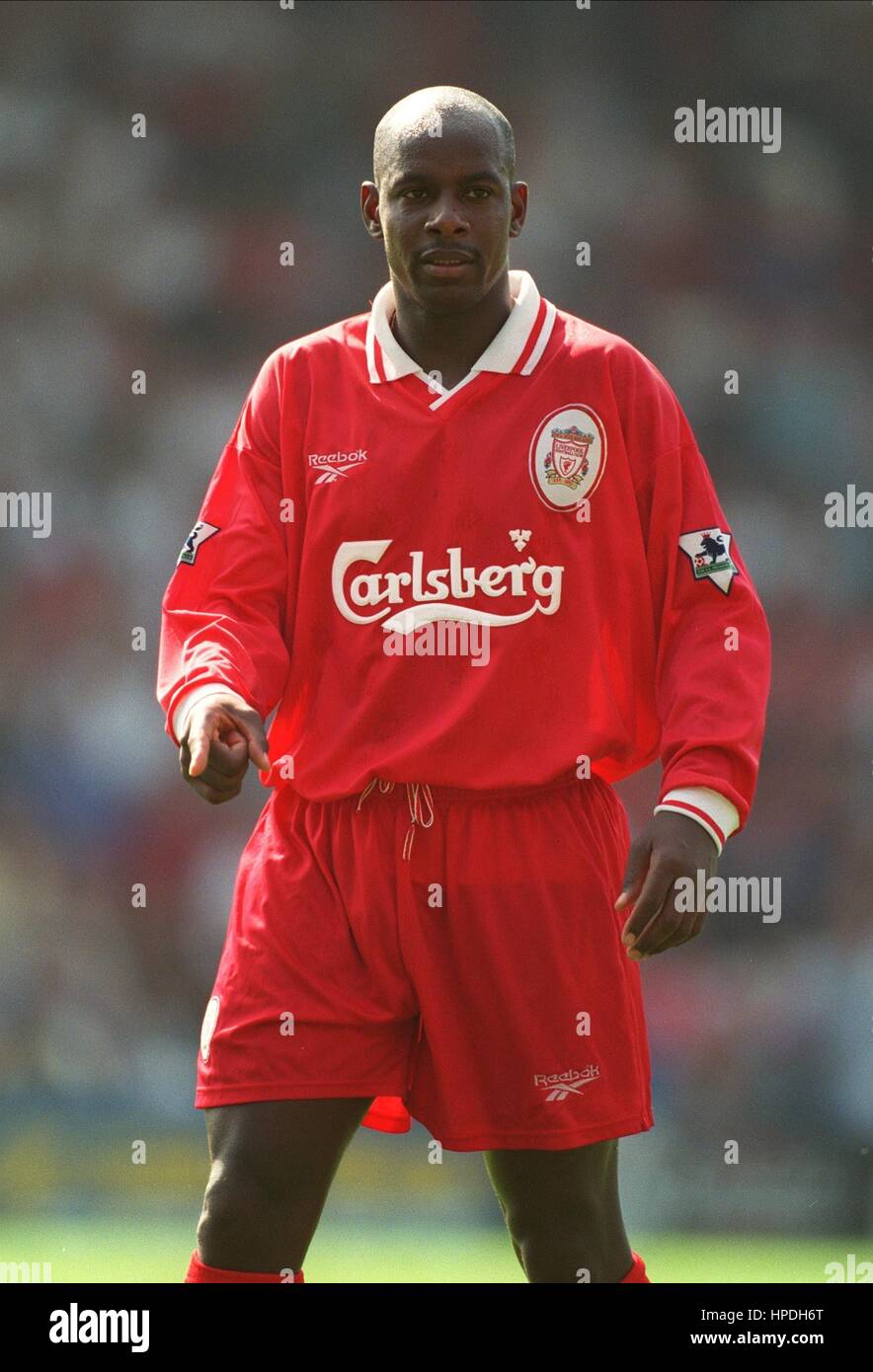 MICHAEL THOMAS LIVERPOOL FC 11 August 1997 Stock Photo - Alamy