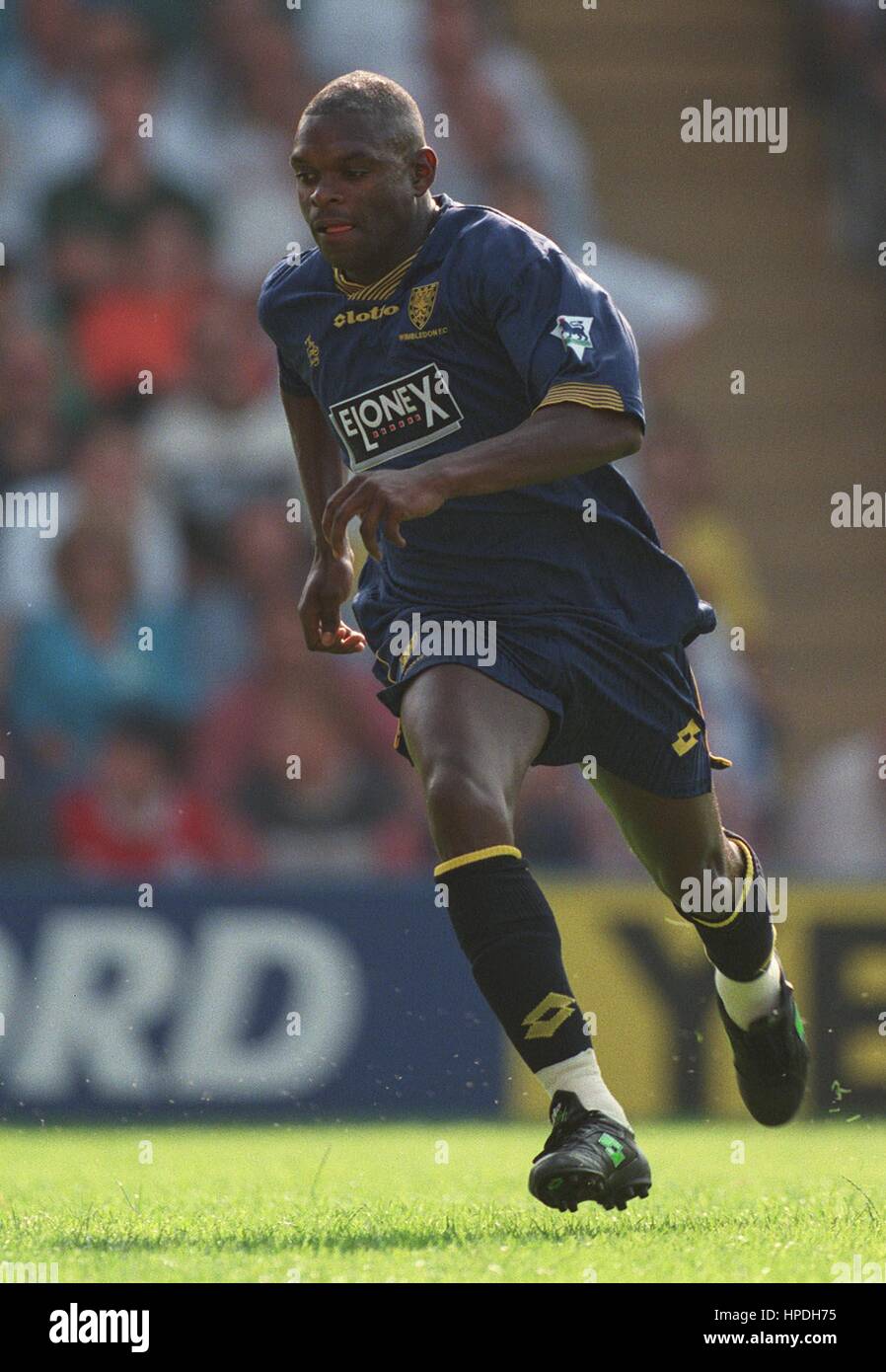 ANDY CLARKE WIMBLEDON FC 11 August 1997 Stock Photo - Alamy