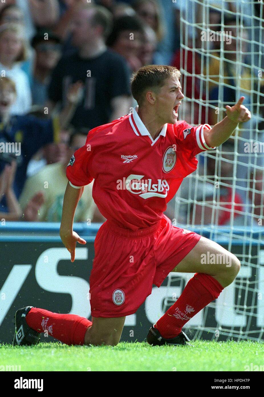 MICHAEL OWEN LIVERPOOL FC 11 August 1997 Stock Photo - Alamy